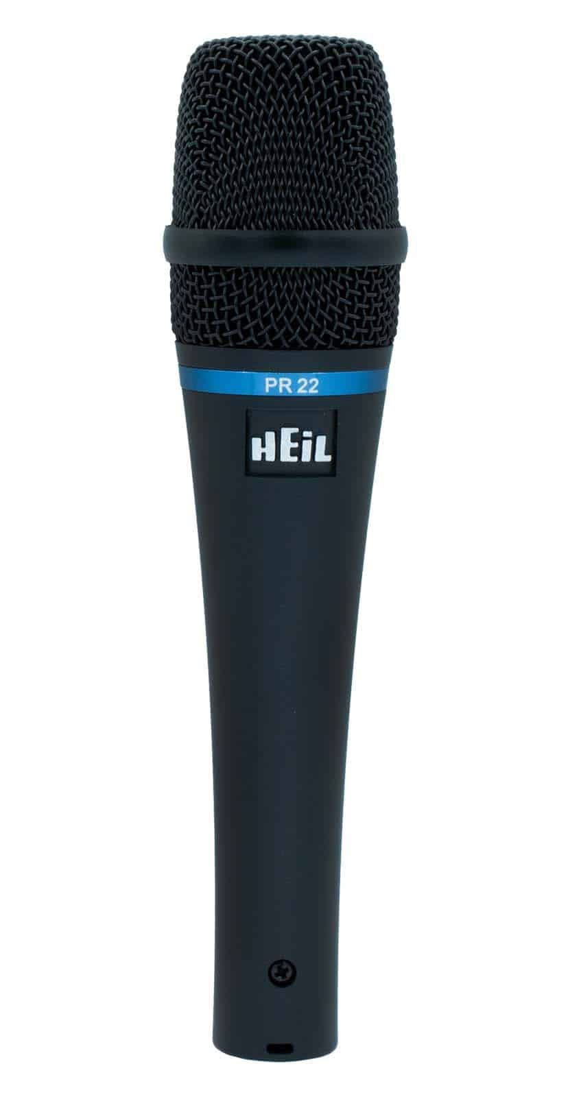 Heil Sound PR 22 UT Dynamic Utility Microphone for Live Music, Podcast, and Recording (Black)