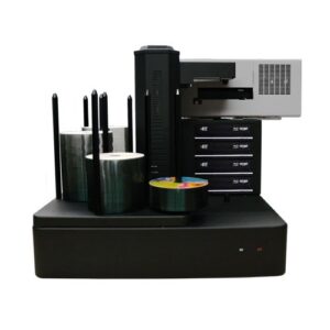 vinpower digital cronus plus blu-ray/dvd/cd publishing system with inkjet printer 4 drives - 500 disc