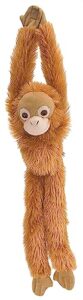 wild republic orangutan plush, monkey stuffed animal, plush toy, gifts for kids, hanging 20 inches