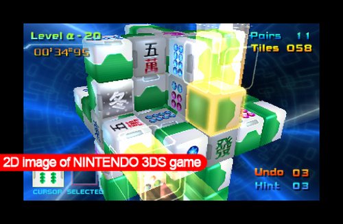 Mahjong CUB3D - Nintendo 3DS