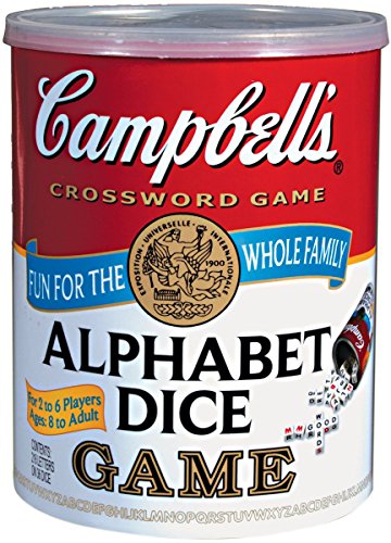 TDC Games Campbell's Alphabet Dice Game, Great for Party Favors, Travel Games, Family Games, Camping Games, Games for Family Game Night, Yard Games for Adults and Family