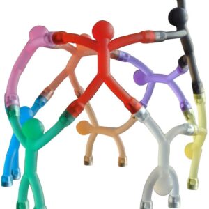 MagMen Magnetic Travel Toys: Stretchy, Fun, and Educational Fidget Toys for Kids and Adults Ages 3 and up 10 Opaque