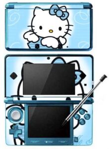 kitty blue fairy game skin for nintendo 3ds console