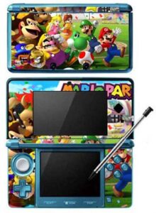 mario party game skin for nintendo 3ds console