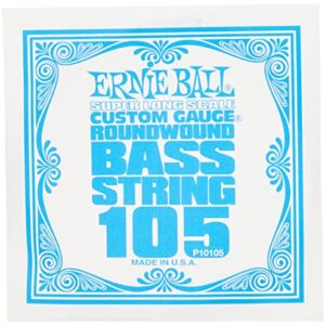 Ernie Ball 5-String Super Long Scale Slinky Nickel Wound Bass Guitar Strings, 45-130 Gauge (P02850)