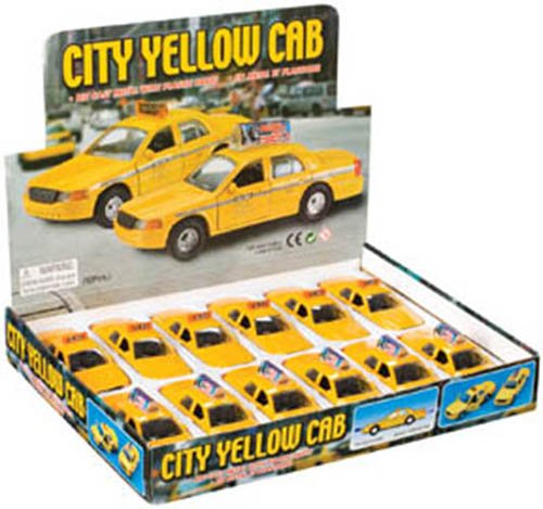 Toysmith Yellow Taxi (5-Inch)