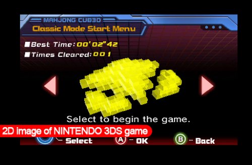 Mahjong CUB3D - Nintendo 3DS