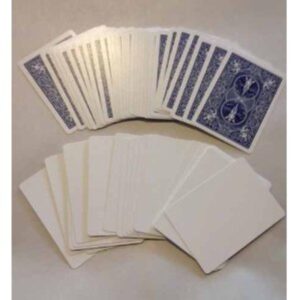 blank face cards (bicycle) - blue