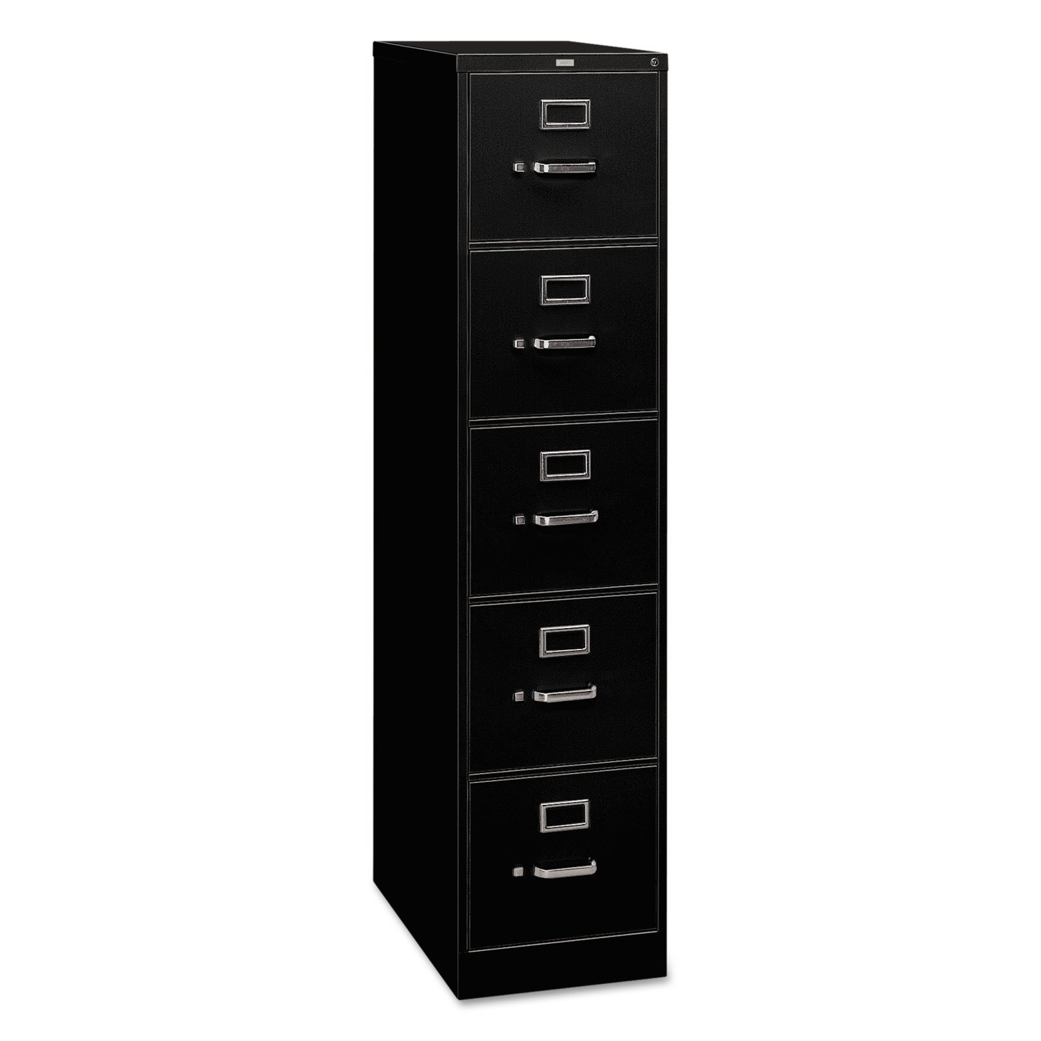 Hon 315PP Five-Drawer, Full-Suspension File, Letter Size, 26-1/2-Inch D, Black