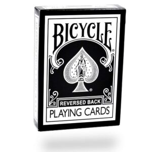 magic makers black playing cards bicycle deck