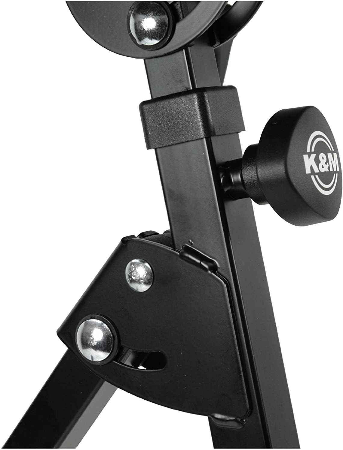 K&M Konig & Meyer 14047.000.55 Performance Pneumatic Stool | Easily Adjust Height/Angle of the Ergonomic Set /Footrest | Professional Grade for all Musicians | German Made | Black Imitation Leather