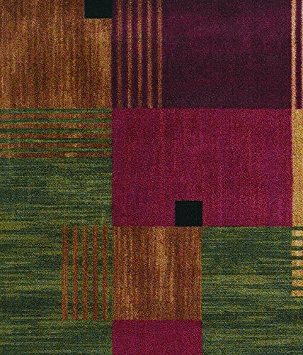 Mohawk Home Alliance Modern Geometric 5' x 8' Area Rug - Red - Perfect for Living Room, Dining Room, Office