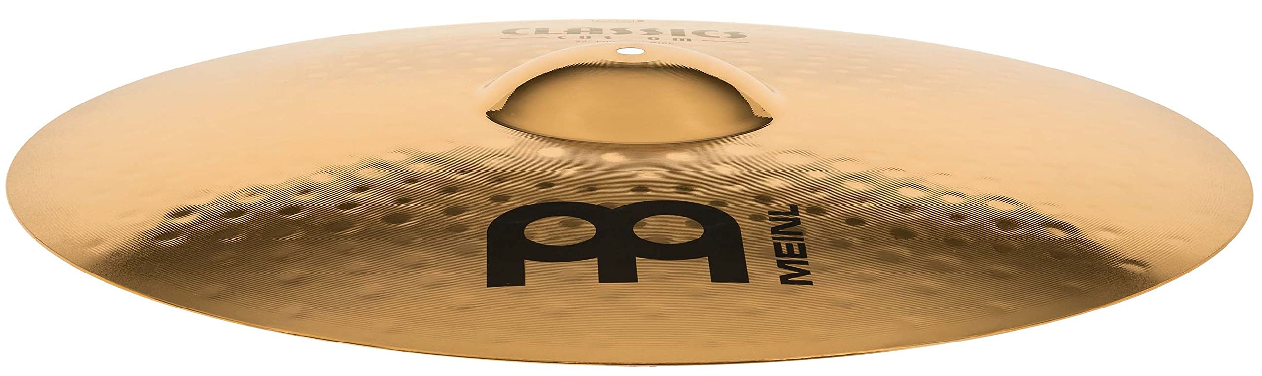 Meinl 22" Powerful Ride Cymbal - Classics Custom Brilliant - Made in Germany, 2-YEAR WARRANTY (CC22PR-B)