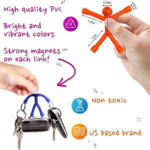 MagMen Magnetic Travel Toys: Stretchy, Fun, and Educational Fidget Toys for Kids and Adults Ages 3 and up 10 Opaque