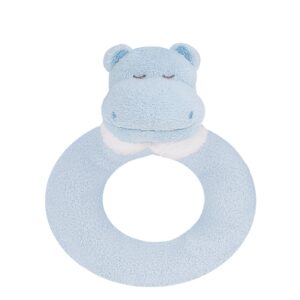 Angel Dear - Blue Hippo, Ring Rattle