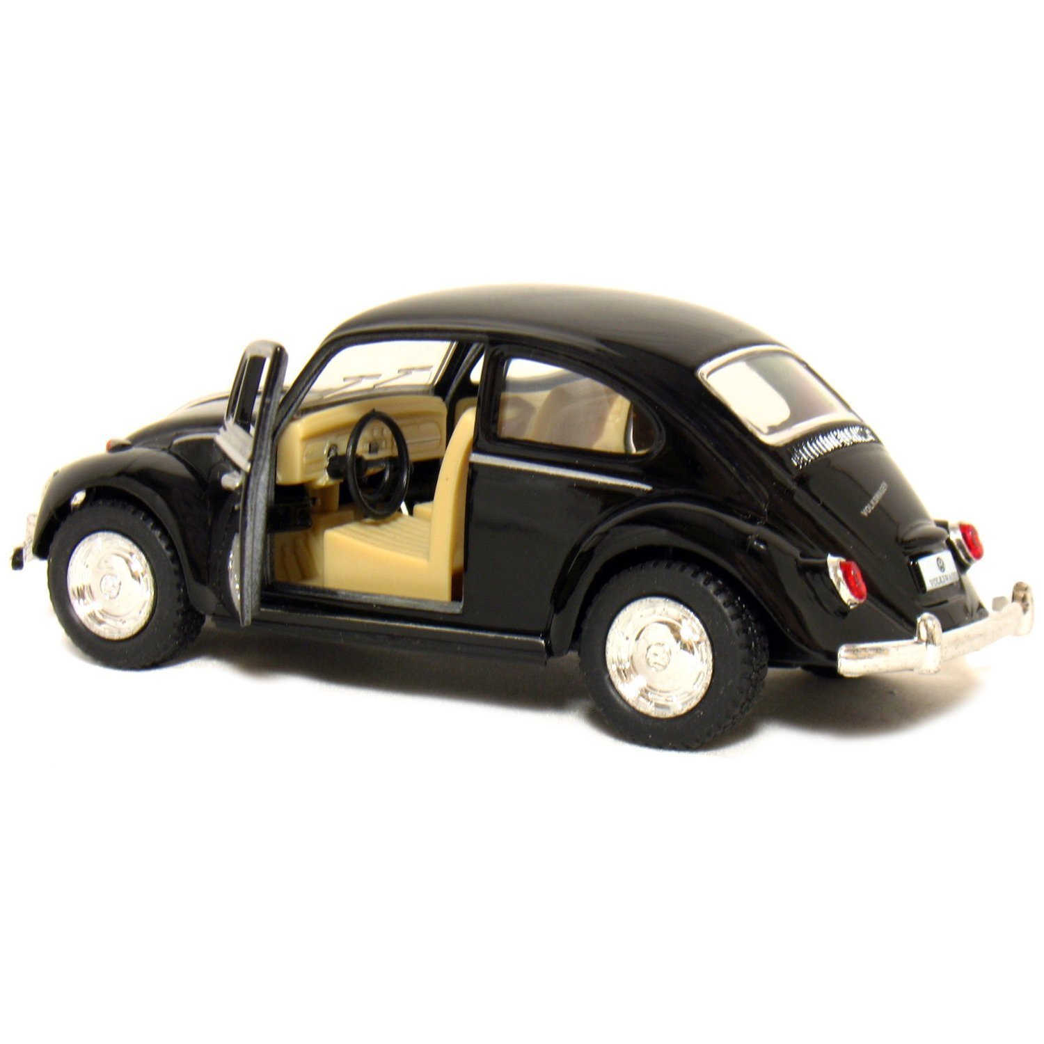 5" 1967 Volkswagen Classic Beetle 1:32 Scale (Black) by Kinsmart