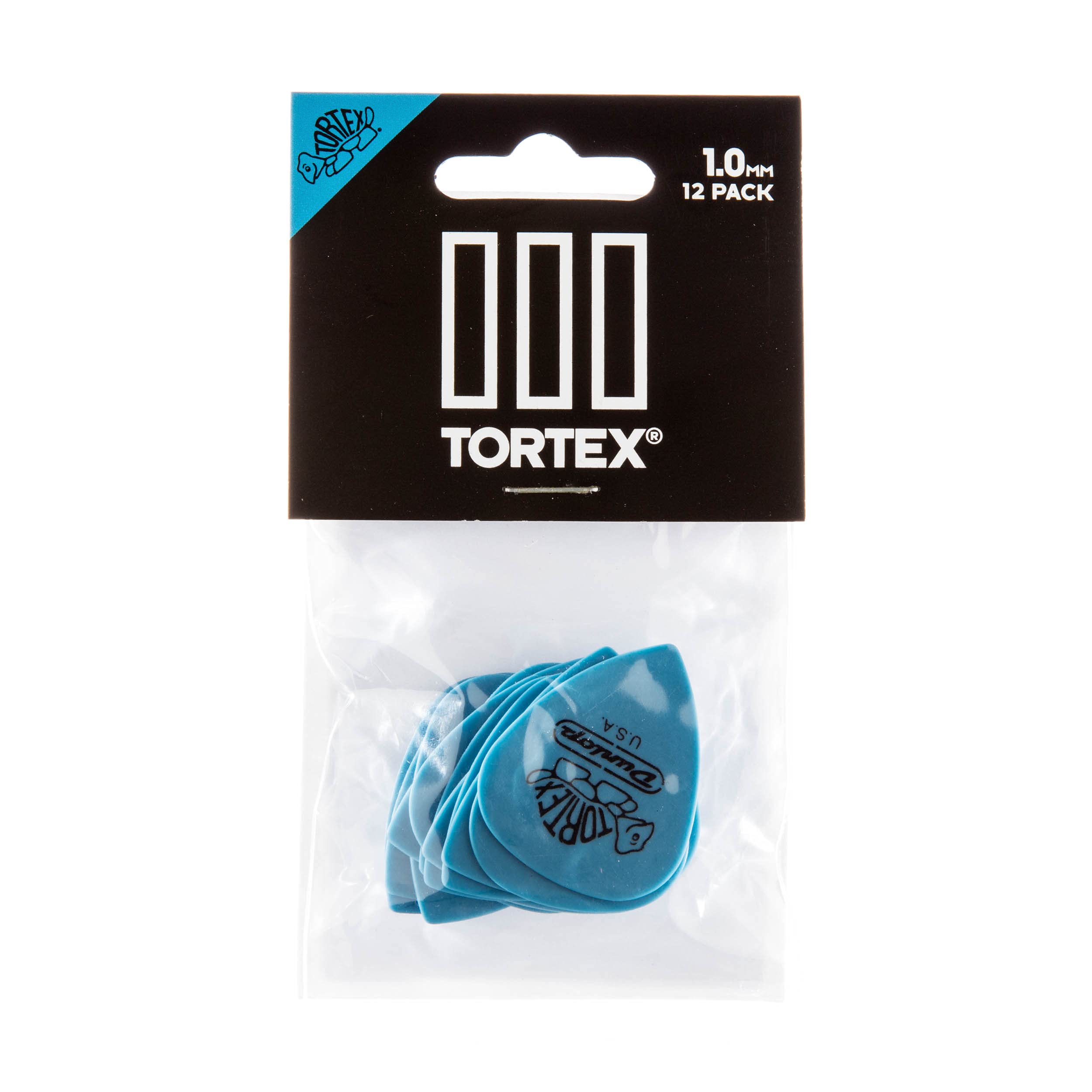 Dunlop Tortex® TIII, Blue, 1.0mm, 12/Player's Pack