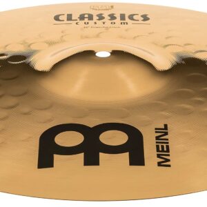 Meinl 16" Powerful Crash Cymbal - Classics Custom Brilliant - Made in Germany, 2-YEAR WARRANTY (CC16PC-B)