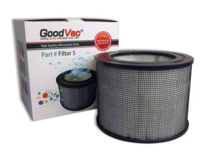 goodvac replacement hepa filter compatible with filter queen defender 4000 hepa air purifier