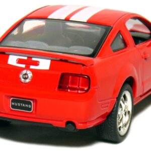 KiNSMART 2006 Ford Mustang GT Hardtop 1/38 Scale Diecast Car (Stripe red)