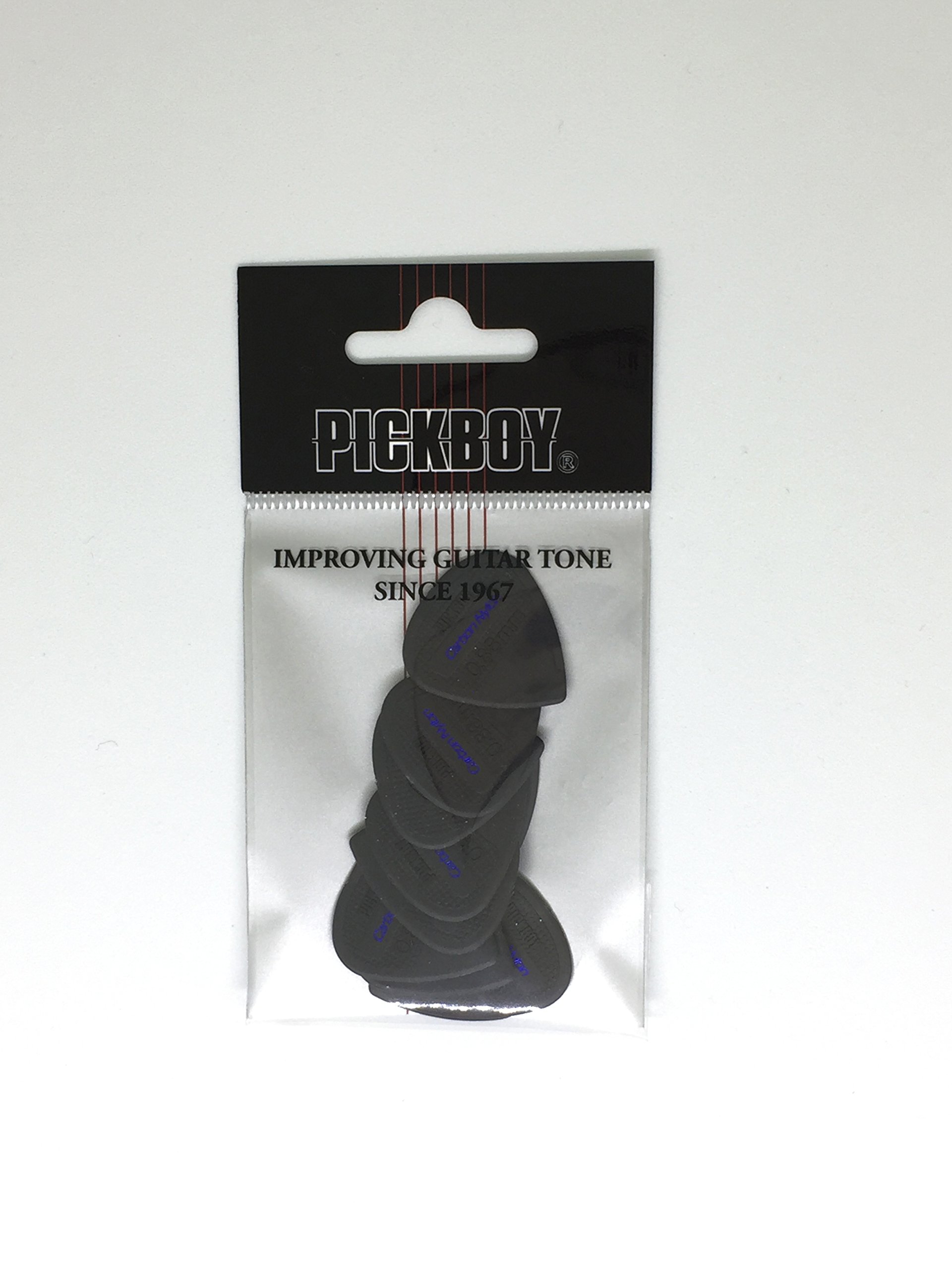 Pickboy Edge, Sharp Tip, Carbon/Nylon, 0.88mm, 10 picks