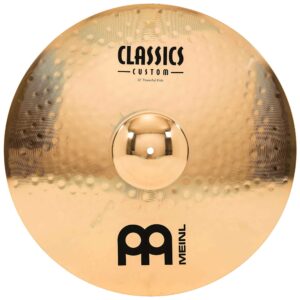 meinl 22" powerful ride cymbal - classics custom brilliant - made in germany, 2-year warranty (cc22pr-b)