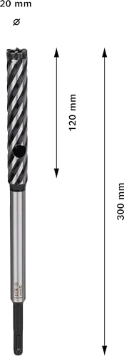 Bosch 2608586996 Four Cutter "Rebar Cutter" Sds-Plus 20mmx4.72inx11.81In