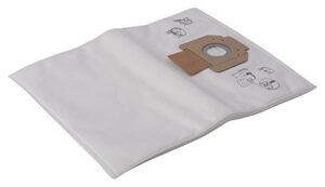 bosch accessories 2605411229 filter fabric bags for gas 20 l sfc, gas 15 l, 1200 l gas, pack of 5, white