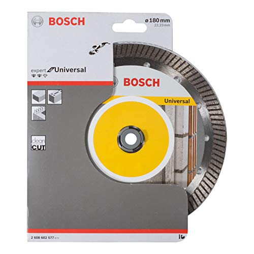 Bosch Professional 2608602574 Diamond Cutting disc Expert for Universal Turbo, 115 mm