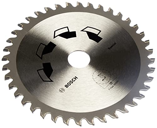 Bosch 2609256885 140 mm Circular Saw Blade Special, 40 teeth, bore 20 mm/bore with reduction ring 12.75mm