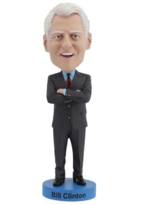 royal bobbles bill clinton bobblehead, premium polyresin lifelike figure, unique serial number, exquisite detail