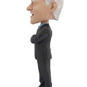 Royal Bobbles Bill Clinton Bobblehead, Premium Polyresin Lifelike Figure, Unique Serial Number, Exquisite Detail