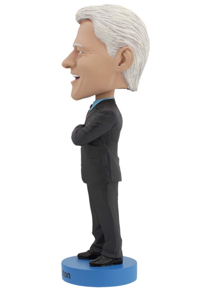 Royal Bobbles Bill Clinton Bobblehead, Premium Polyresin Lifelike Figure, Unique Serial Number, Exquisite Detail