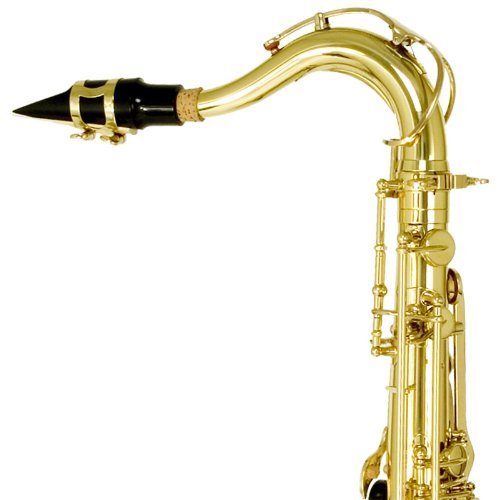 Mendini by Cecilio Tenor Saxophone, L+92D B Flat, Case, Tuner, Mouthpiece, Gold