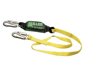 honeywell 12' web lanyard /2 locking snap hooks 913wls/12ftyl