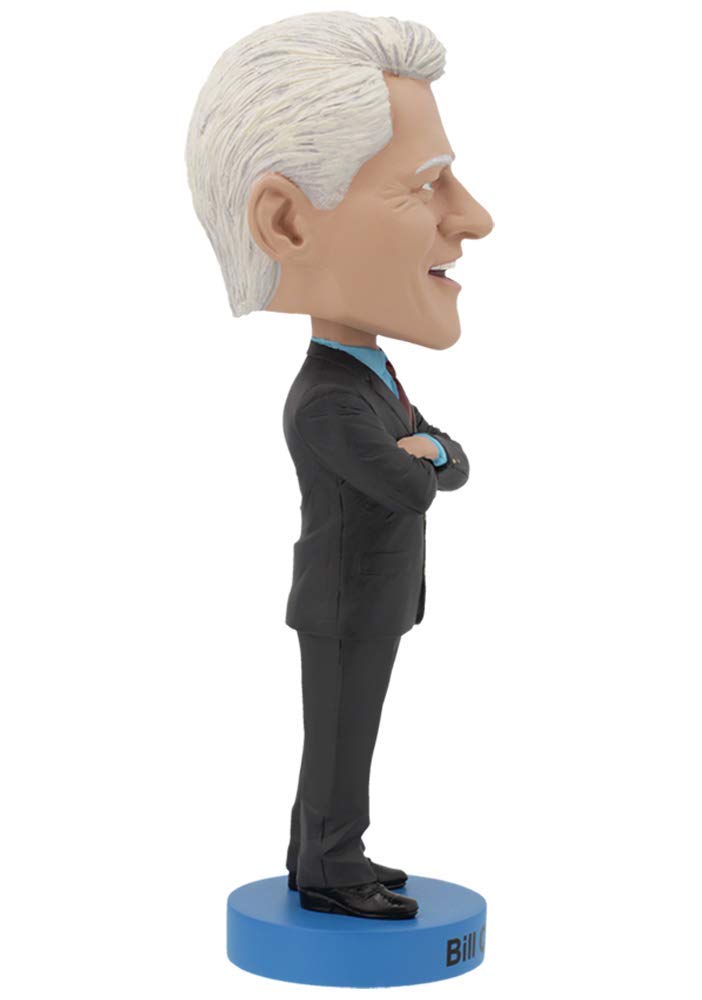 Royal Bobbles Bill Clinton Bobblehead, Premium Polyresin Lifelike Figure, Unique Serial Number, Exquisite Detail