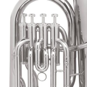 Mendini MEP-N Nickel Plated B Flat Euphonium with Stainless Steel Pistons