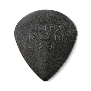 dunlop 2.0mm ultex® jazz iii, 2.0mm, 6/player's pack