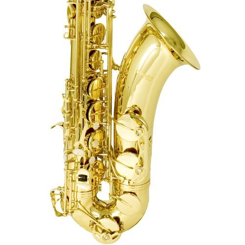 Mendini by Cecilio Tenor Saxophone, L+92D B Flat, Case, Tuner, Mouthpiece, Gold