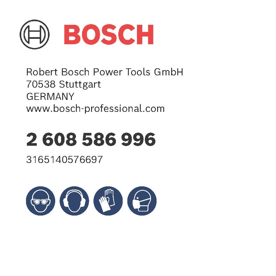 Bosch 2608586996 Four Cutter "Rebar Cutter" Sds-Plus 20mmx4.72inx11.81In