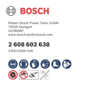 Bosch 2608602638 Diamond Cutting Disc Best for Ceramic, 250mm Ø, 30/25.40mm x 2.4mm x 10mm, Silver/Grey