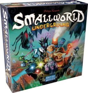 small world: underground board game - unleash fantasy races in the depths! fantasy strategy game for kids & adults, ages 8+, 2-5 players, 30-90 min playtime, made by days of wonder