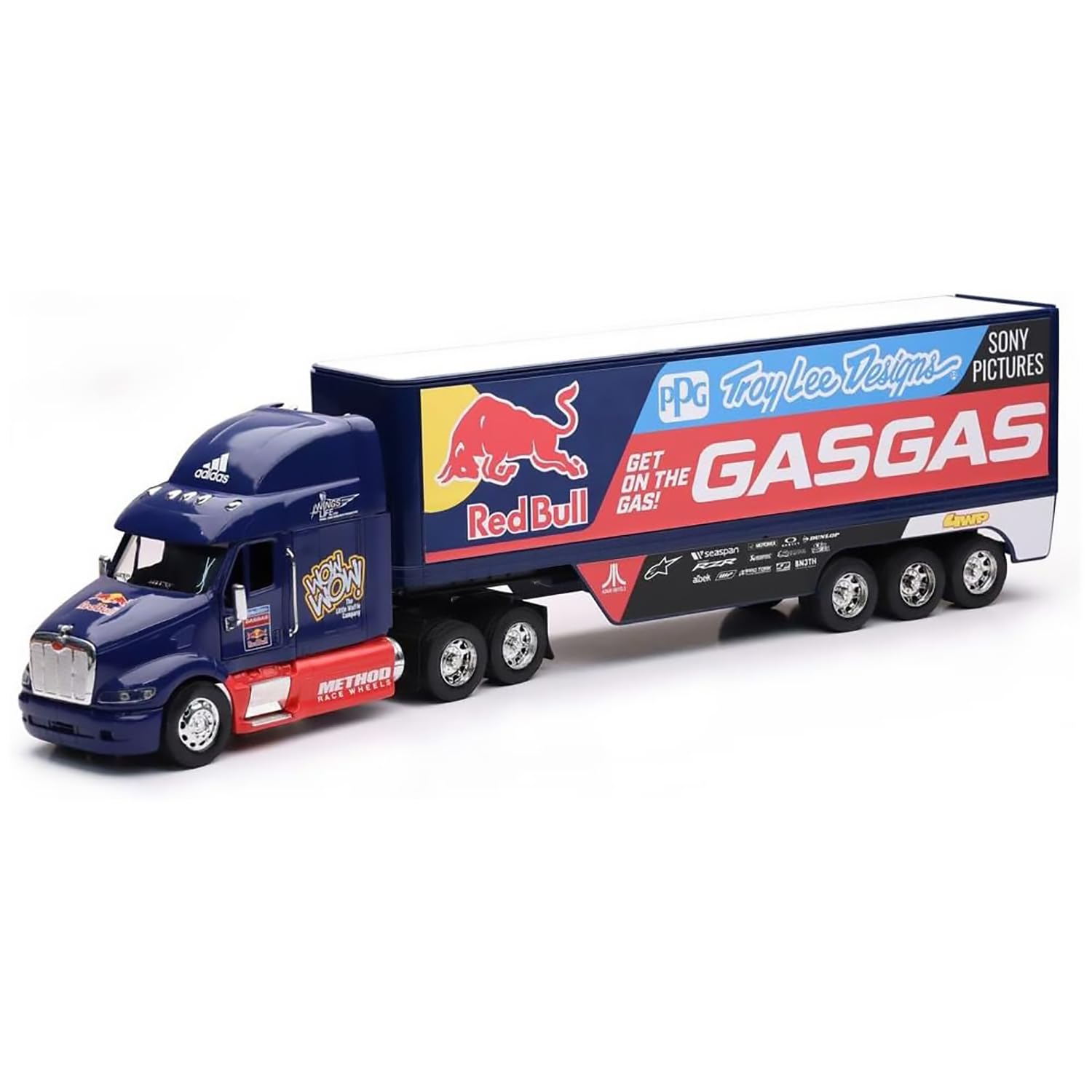 1:32 Scale Peterbilt TLD Red Bull GASGAS Race Team Truck