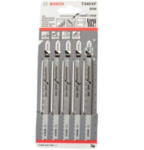 bosch professional 2608634994 progressor jigsaw blade wood and metal, pack of 5