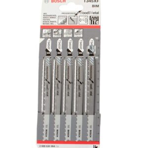 Bosch Professional 2608634994 Progressor Jigsaw Blade Wood and Metal, Pack of 5