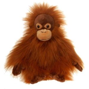 fiesta toys brown orangutan plush stuffed animal toy - 10 inches