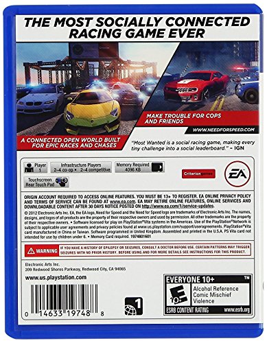 Need for Speed Most Wanted - PlayStation Vita