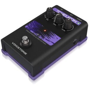 TC-Helicon VOICETONE X1 Single-Button Stompbox for Dramatic Megaphone and Distortion Vocal Effects