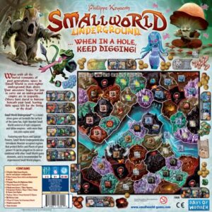 Small World: Underground Board Game - Unleash Fantasy Races in the Depths! Fantasy Strategy Game for Kids & Adults, Ages 8+, 2-5 Players, 30-90 Min Playtime, Made by Days of Wonder