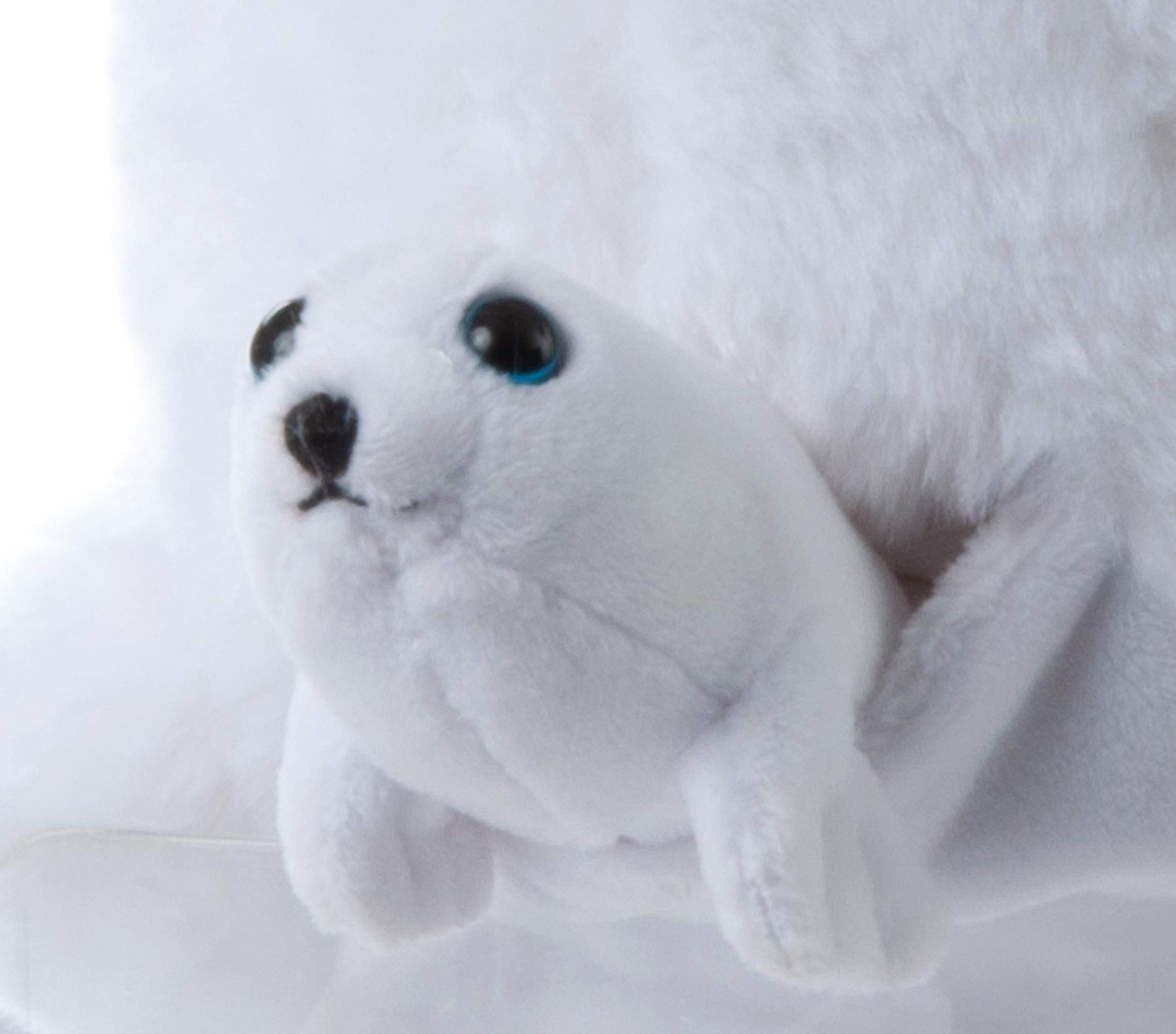 The Petting Zoo Mom and Baby Harp Seal Stuffed Animal, Gifts for Kids, Pocketz Ocean Animals, Harp Seal Plush Toy 14 inches